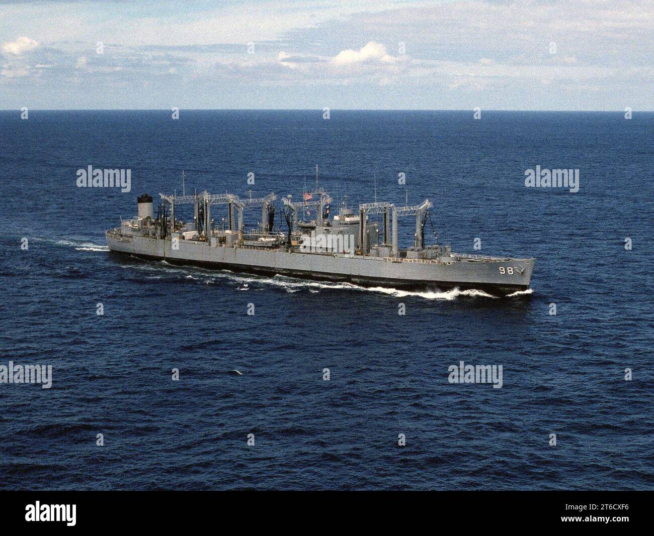 USS Caloosahatchee (AO-98) at sea in 1988 Stock Photo - Alamy