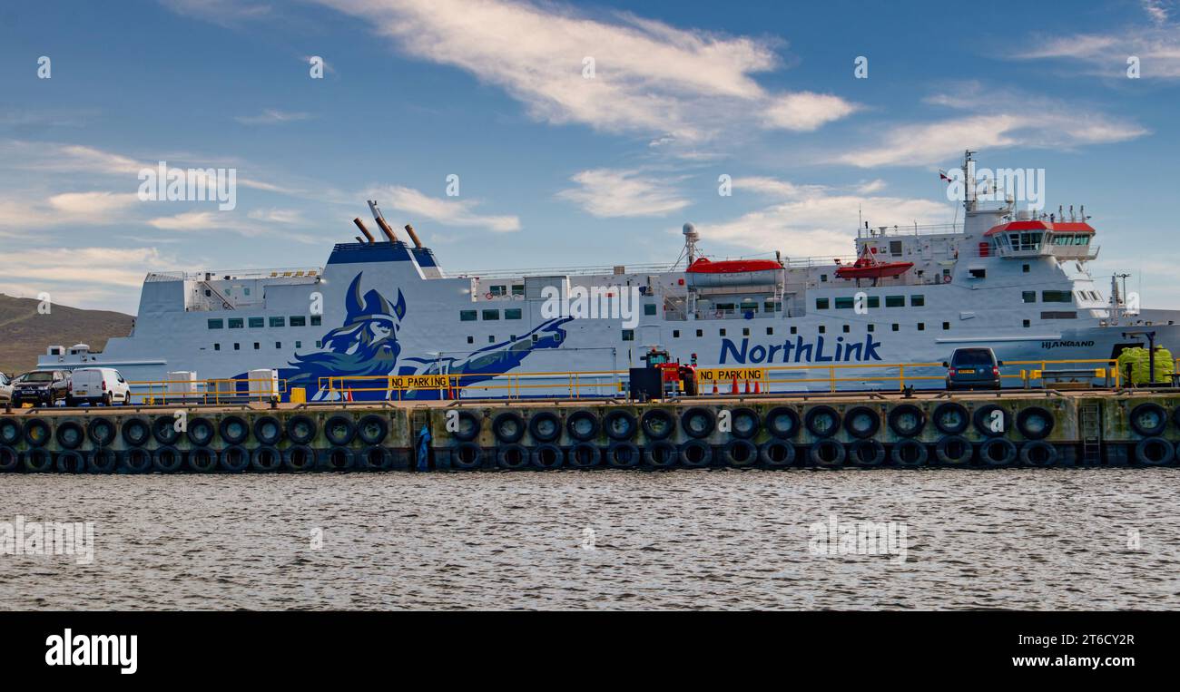 Northlink Ship in Lerwick Stock Photo - Alamy
