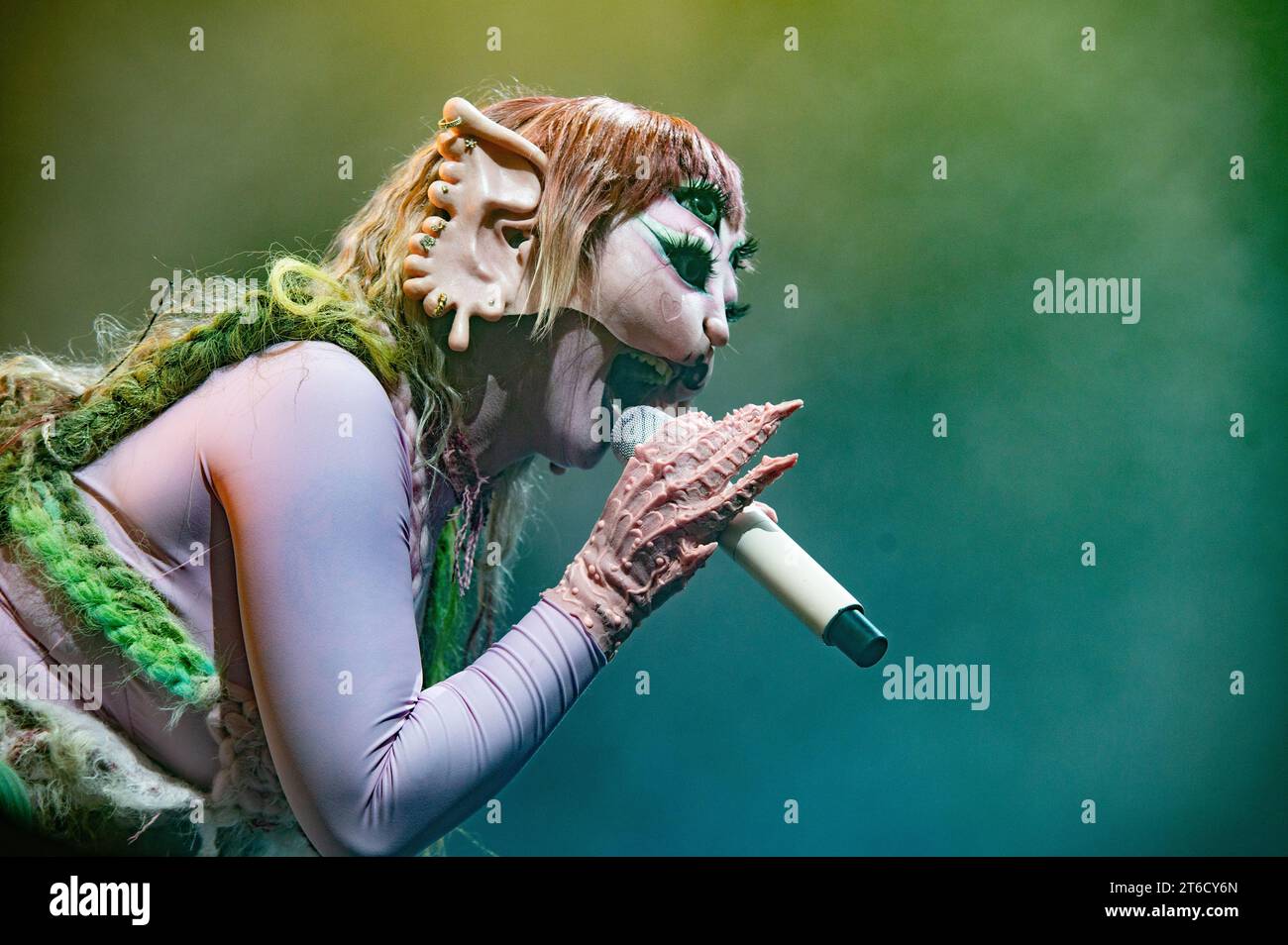 London, United Kingdom. 9th November 2023. Melanie Martinez performs ...
