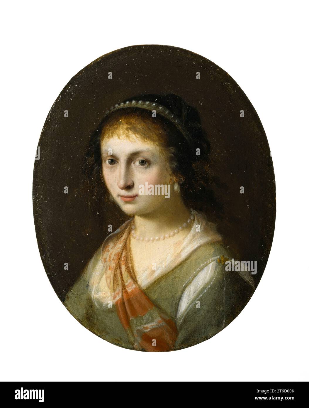 Seventeenth century lady pearls Cut Out Stock Images & Pictures - Alamy