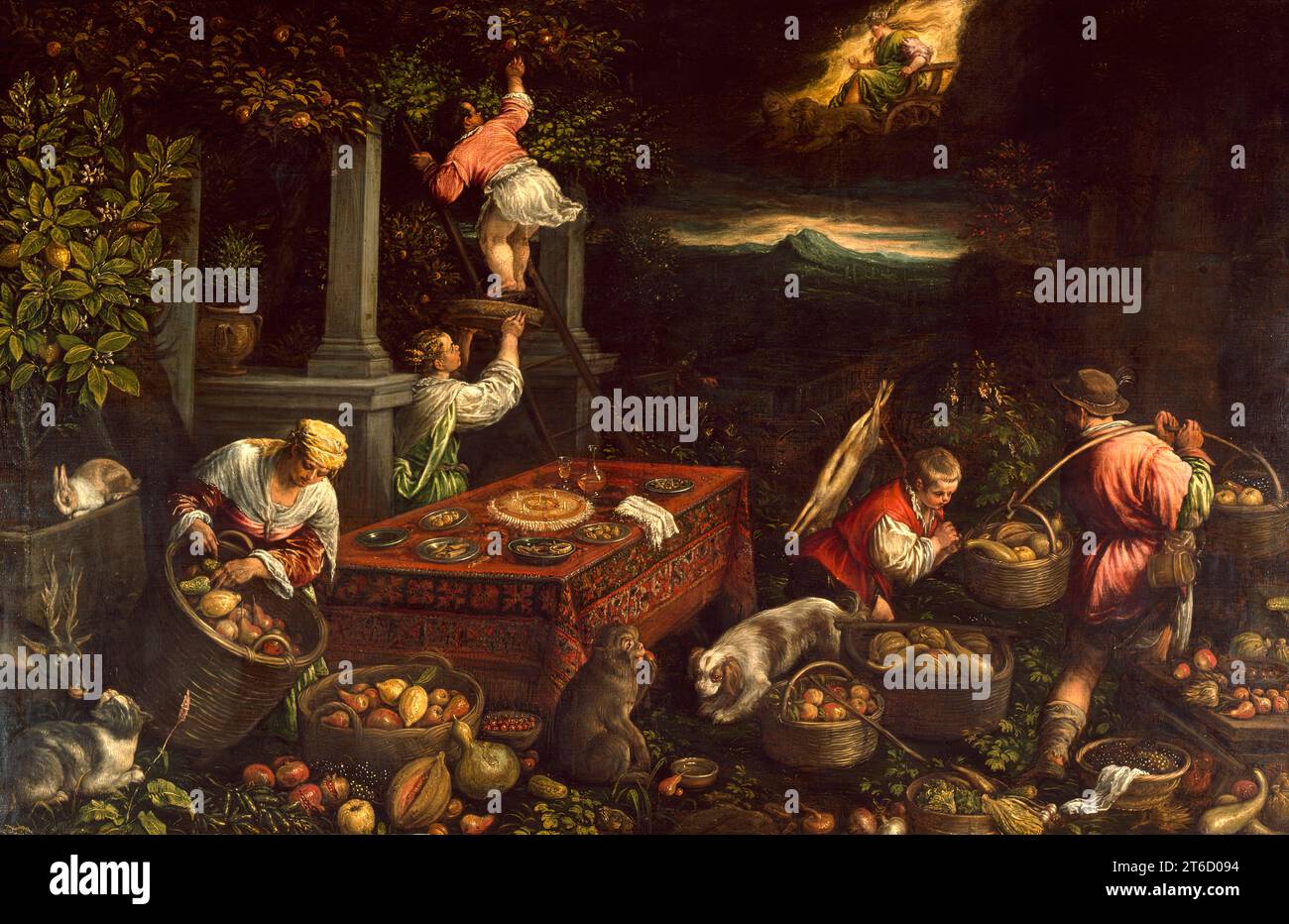 Allegory of the Element Earth, c1580. In the 16th century, the world ...