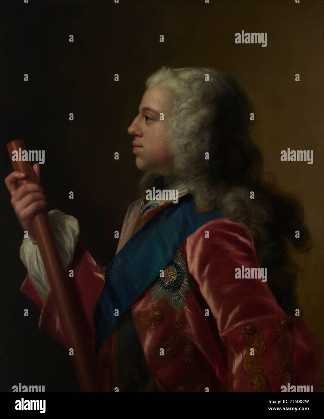 Stadhouder William IV, Prince of Orange, after 1734. Half-length ...