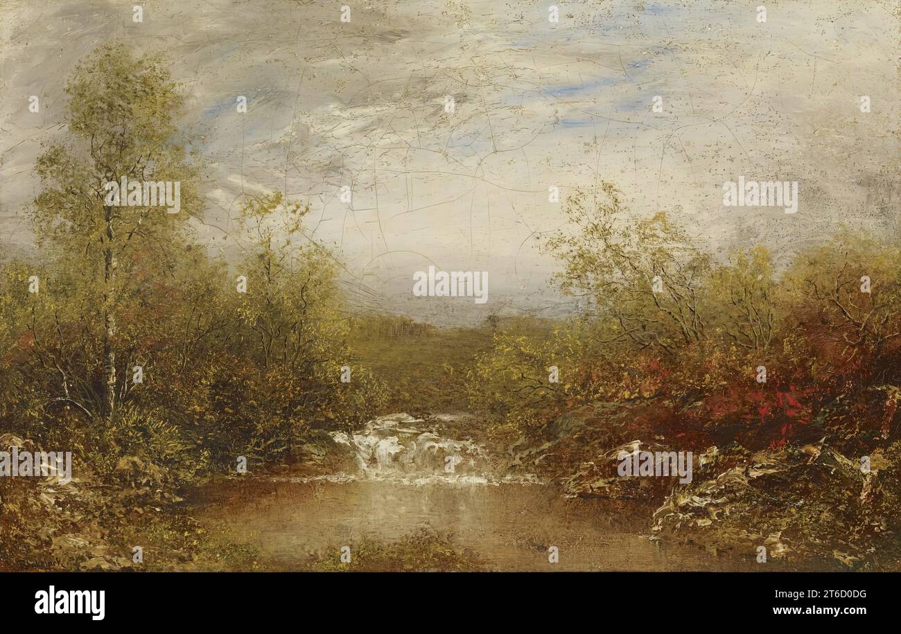 Landscape With Cascades, 1860-1919 Stock Photo - Alamy