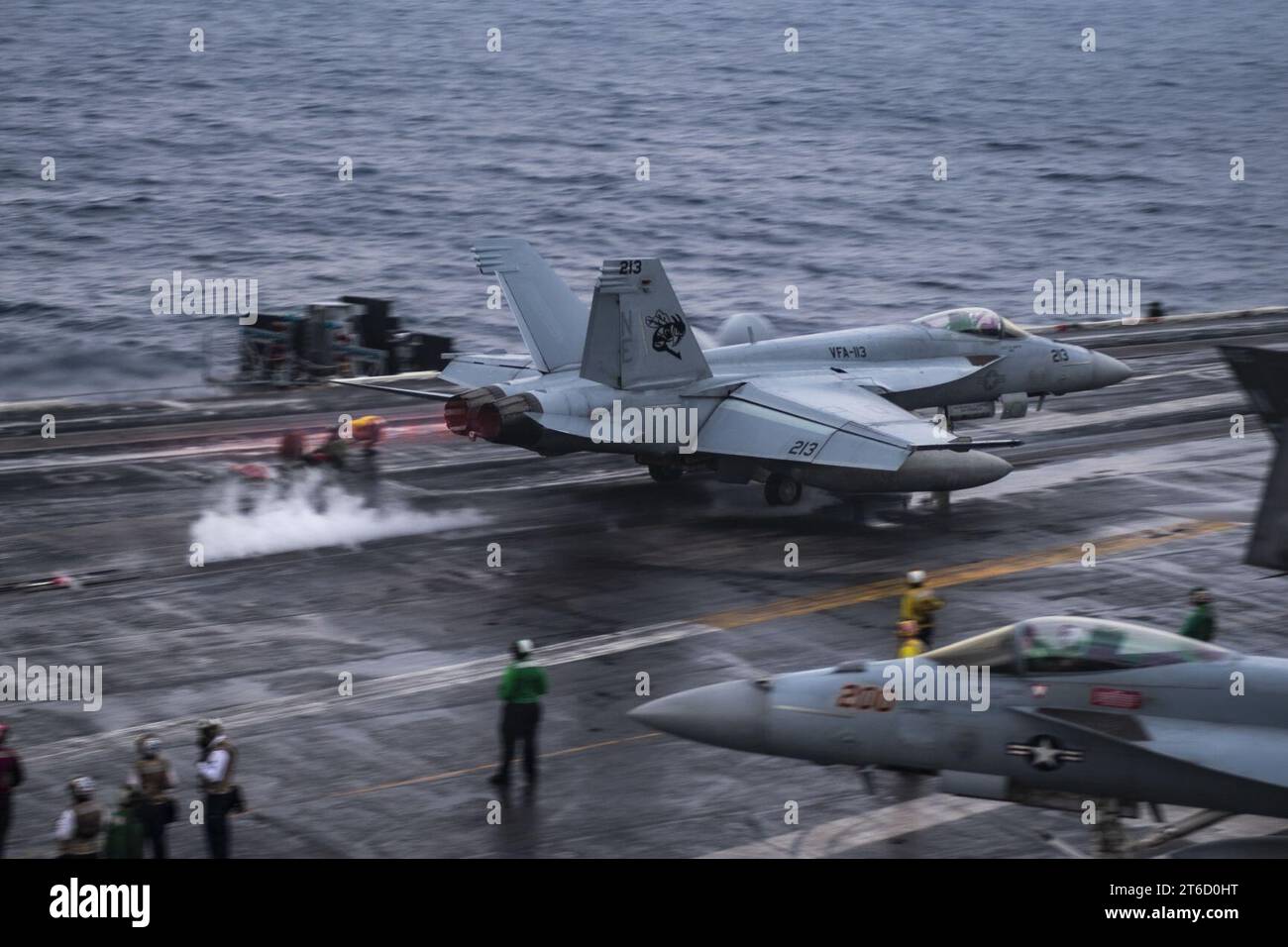 USS Carl Vinson (CVN 70) conducts flight operations. (51587180207 Stock ...