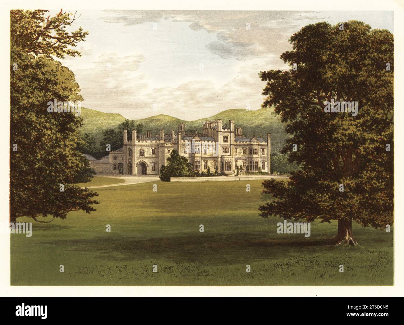 Dunmore Park, Stirlingshire, Scotland. Dunmore House was designed in a ...