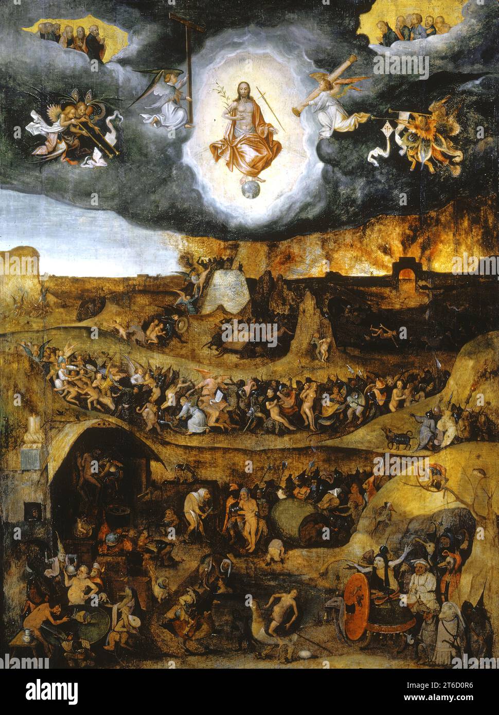 The Last Judgment, 1553-1554. In this vision of the end of time, Christ ...