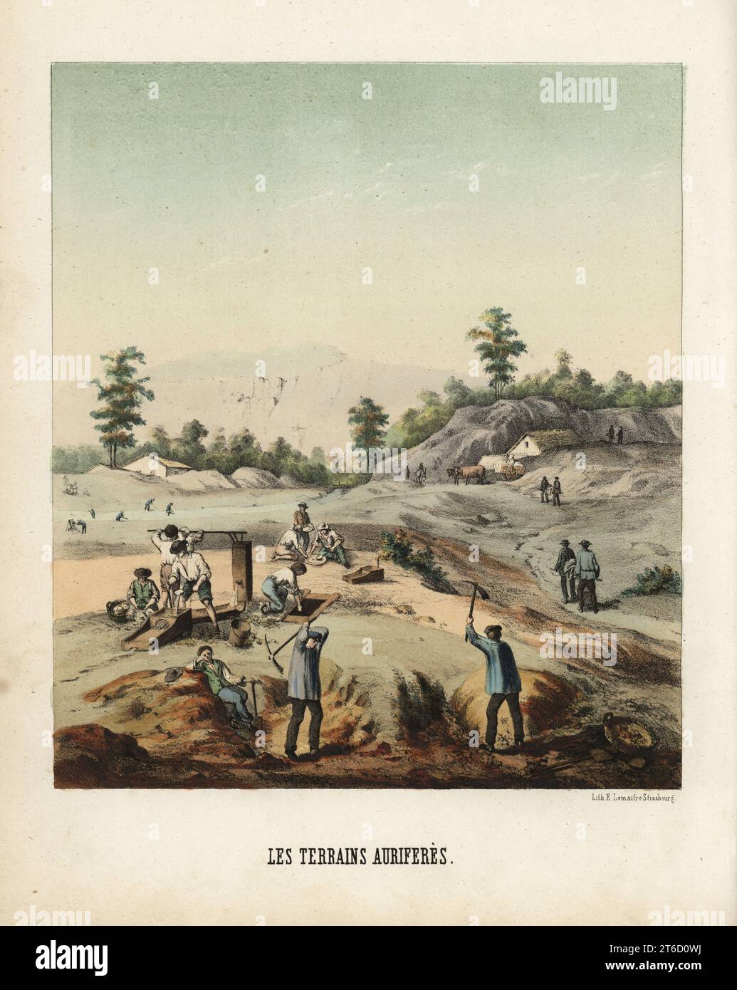 California gold rush miners hi-res stock photography and images - Alamy