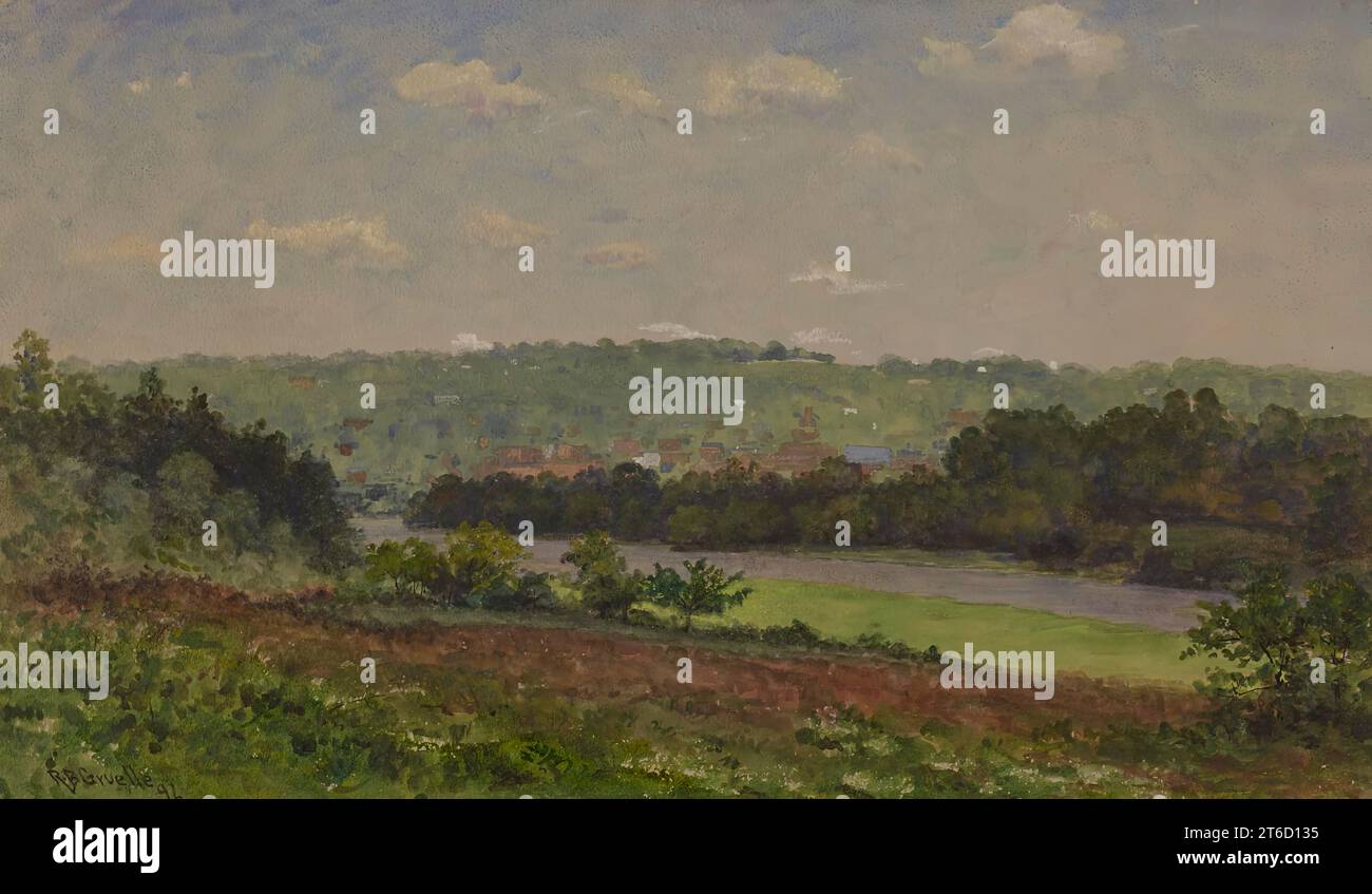 Landscape [at Georgetown], 1892 Stock Photo - Alamy