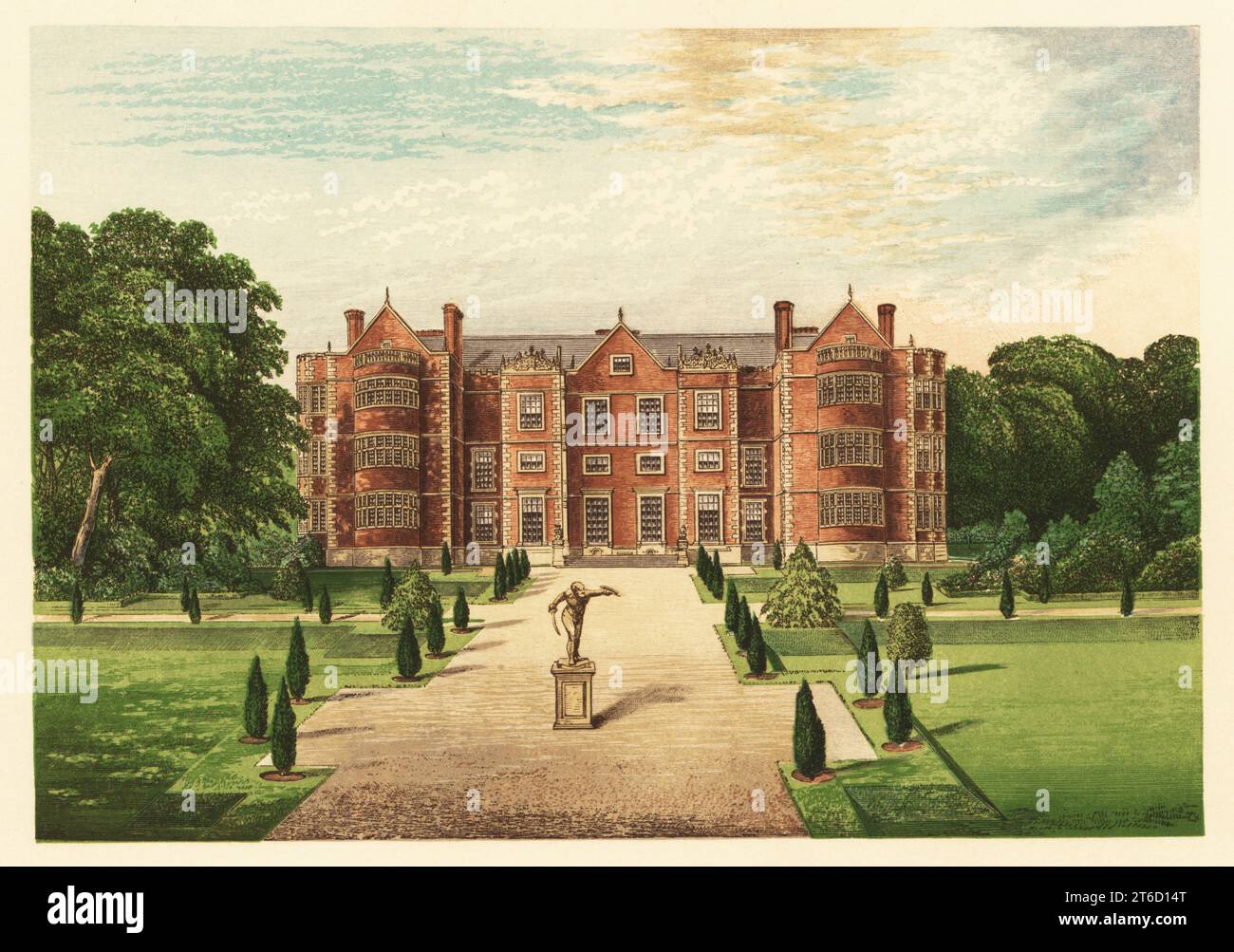 Burton-Agnes Hall, Yorkshire, England. Elizabethan manor house built by ...