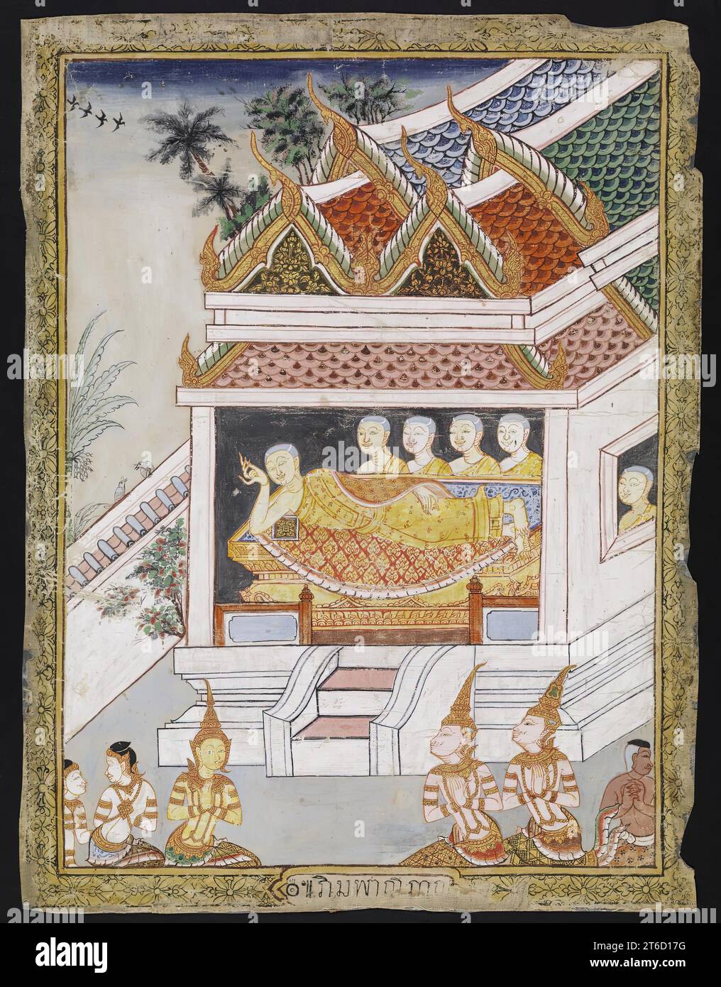 Parinirvana buddha painting hi-res stock photography and images - Alamy