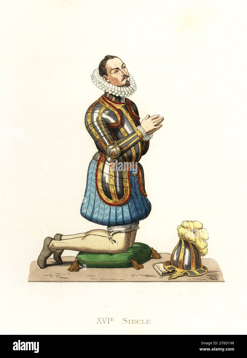 Albert VII, Archduke of Austria, 1559-1621. In gold cuirass, ruff ...