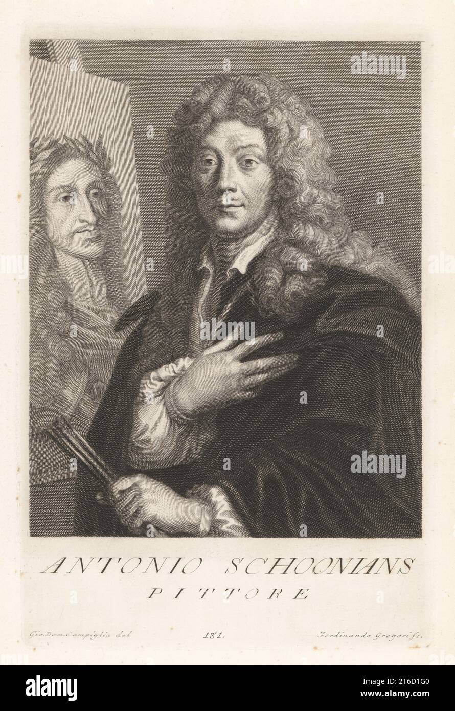 Anthoni Schoonjans, or Antoon Schoonjans, nicknamed Parhasius, Flemish painter known for his ...