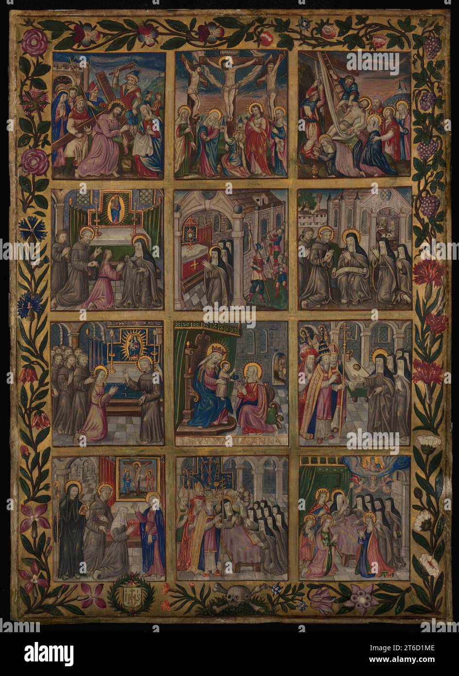 Illuminated Leaf with the Profession of Clarissan Nun, c1530-1550 ...