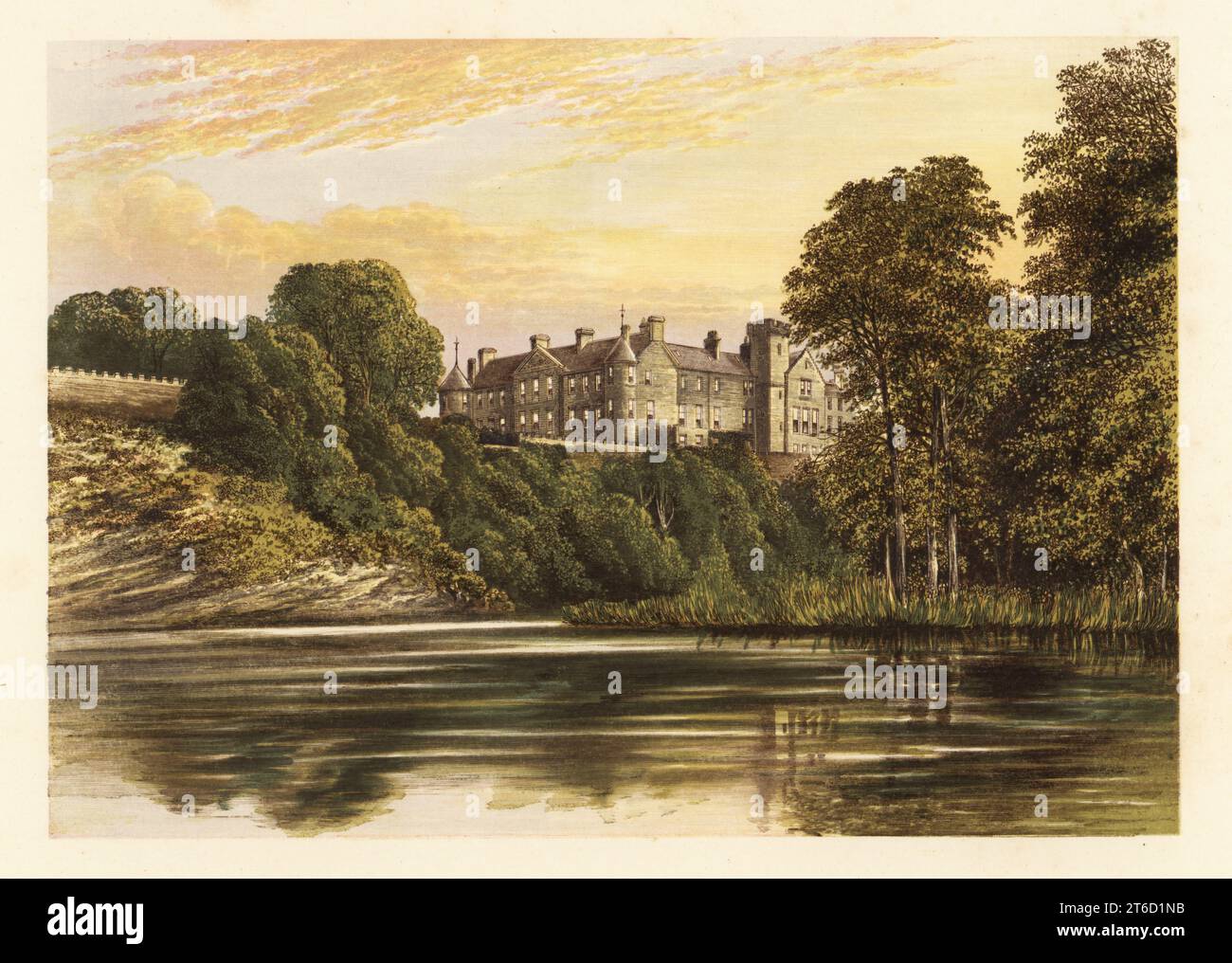 Brechin Castle, Angus, Scotland. Medieval stone castle built in the ...