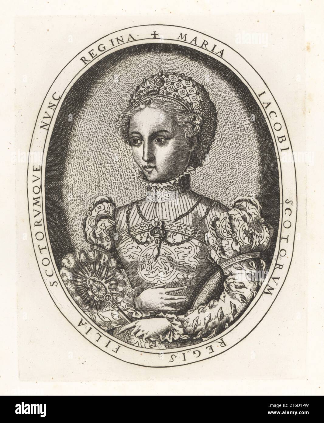 Princess Mary, daughter of King James V of Scotland, 1542-1587. Later ...