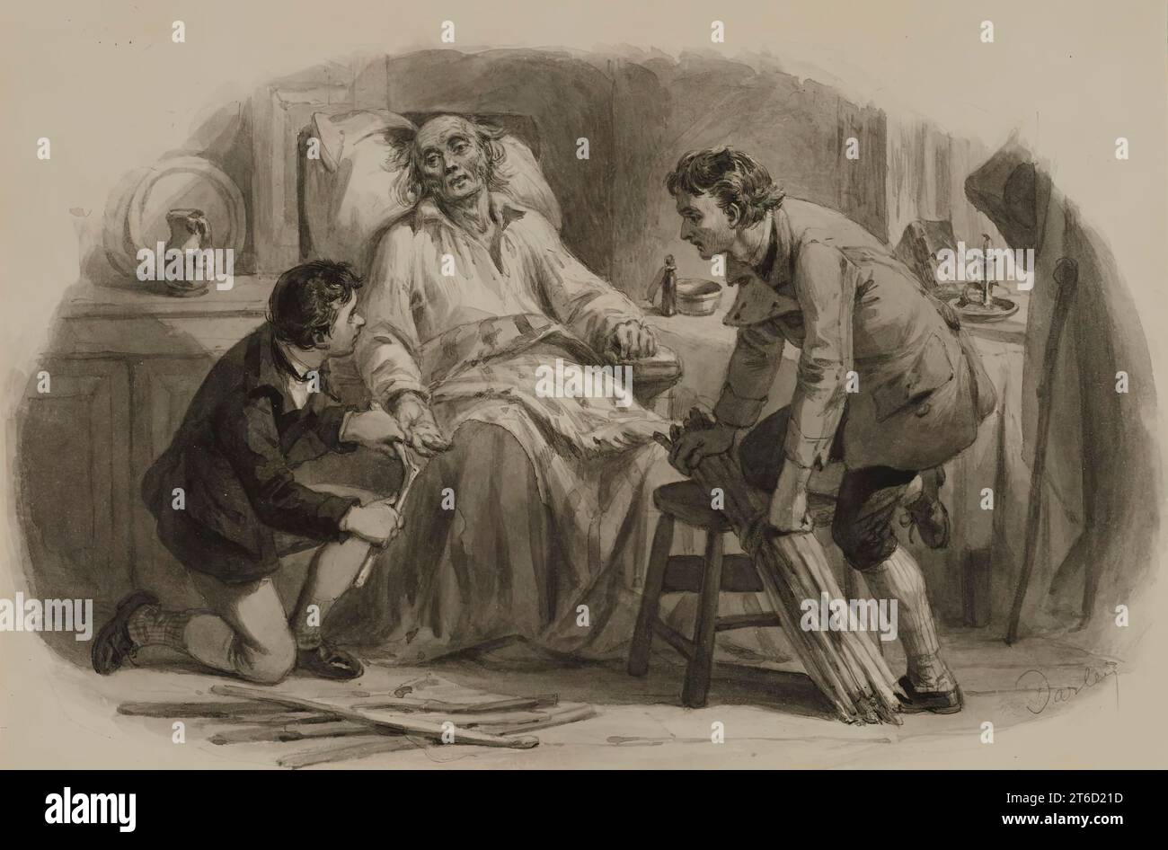 Parable of the Sticks, c1855. Taken from Aesop's Fables and ...