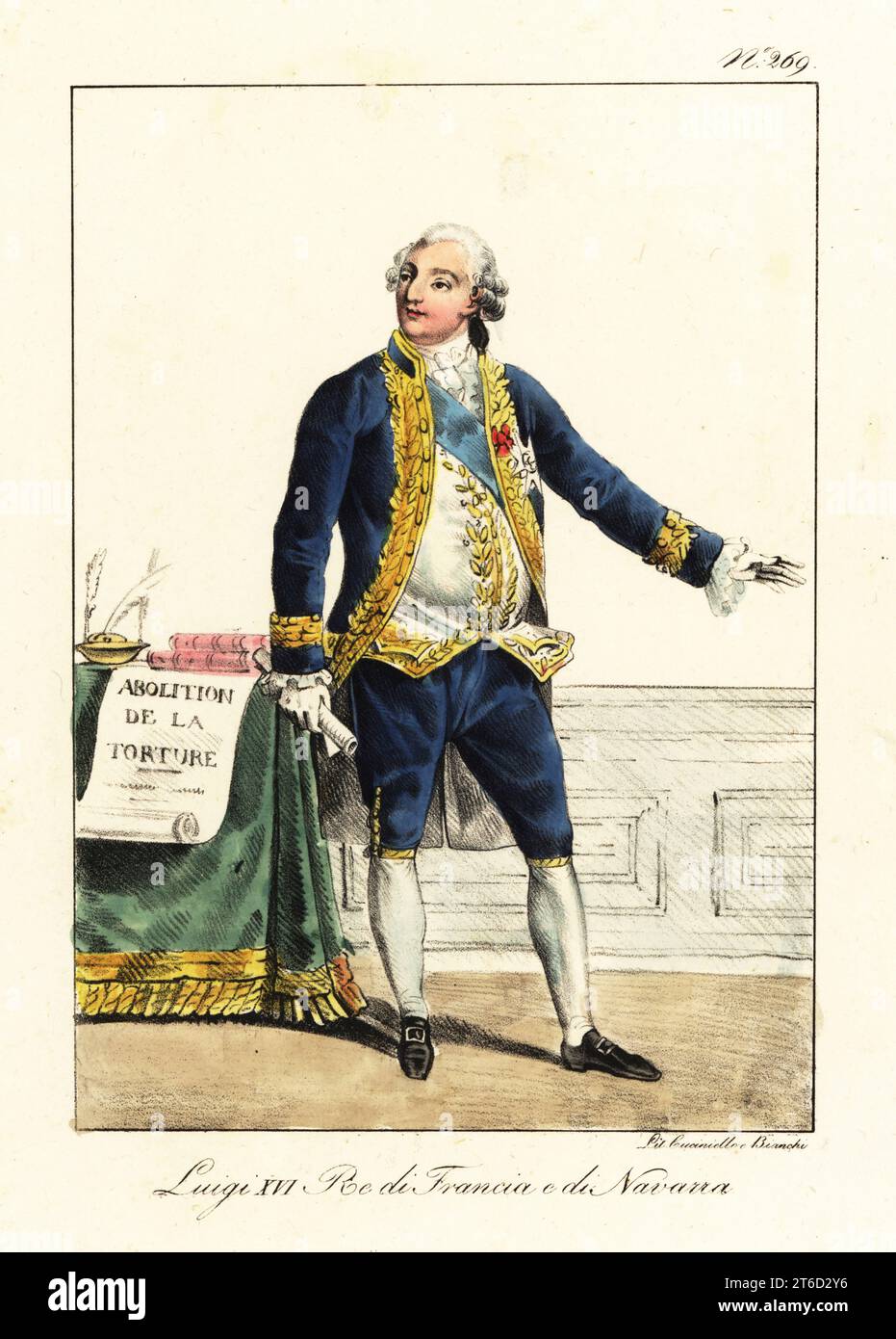 Ceremonial costume of King Louis XVI, 1754-1793, last King of France ...