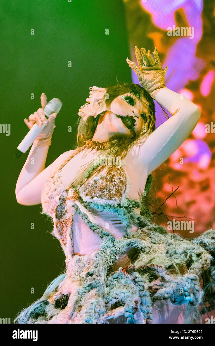 London, United Kingdom. 9th November 2023. Melanie Martinez performs ...