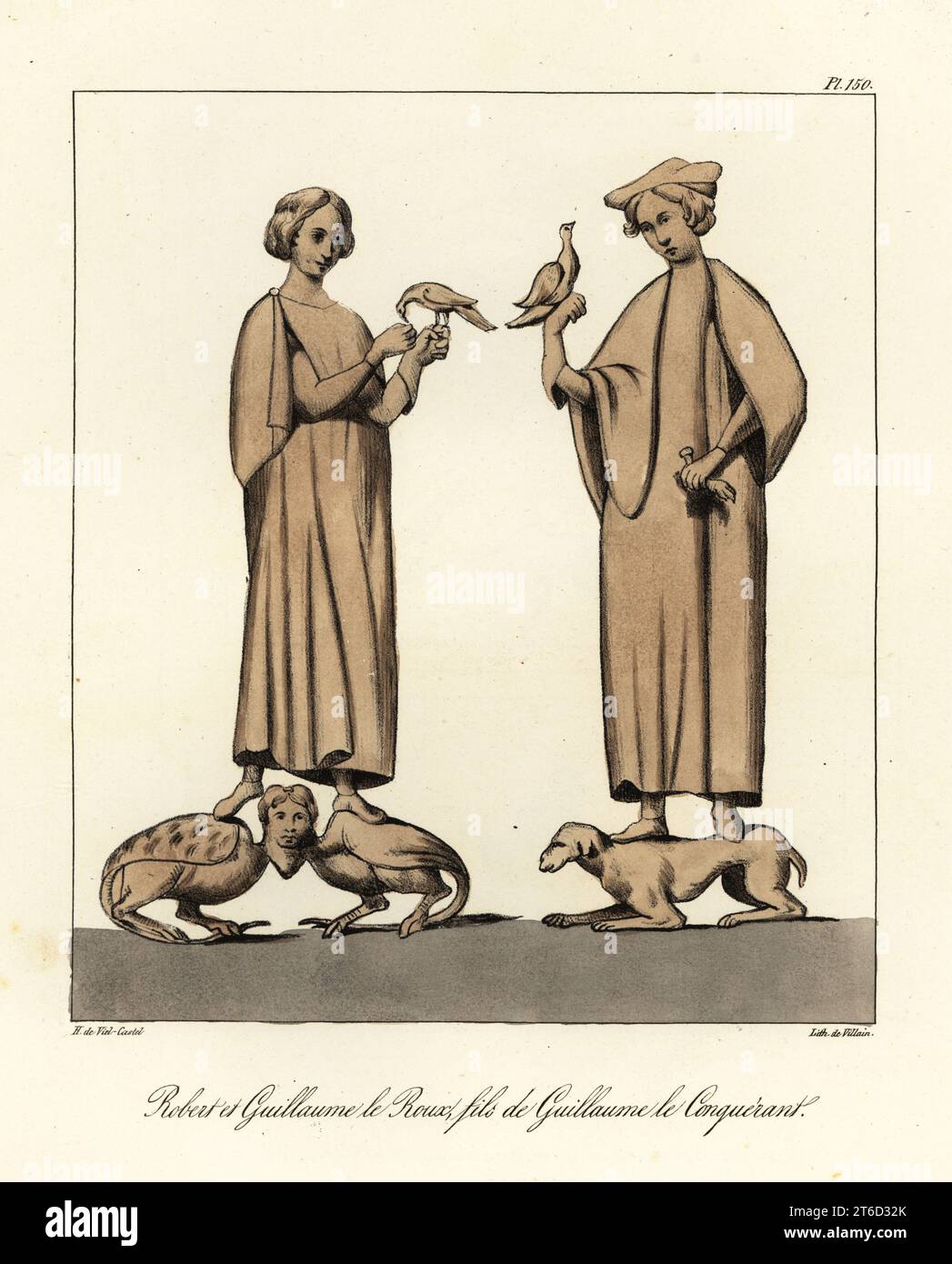 Robert II, Robert Curthose, Duke of Normandy (1051-1134) and William II ...