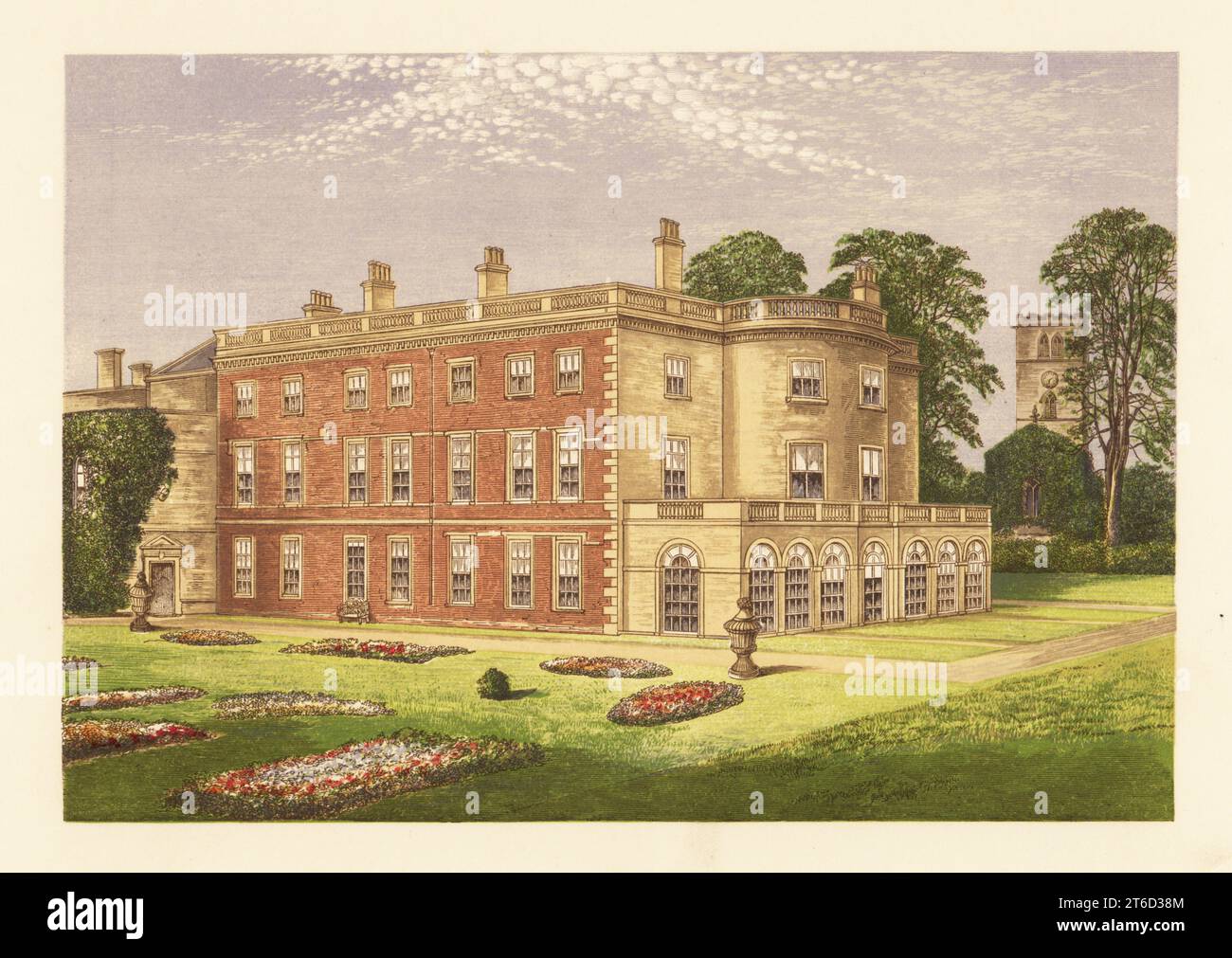 Clifton Hall, Nottingham, England. Georgian house designed by John Carr ...