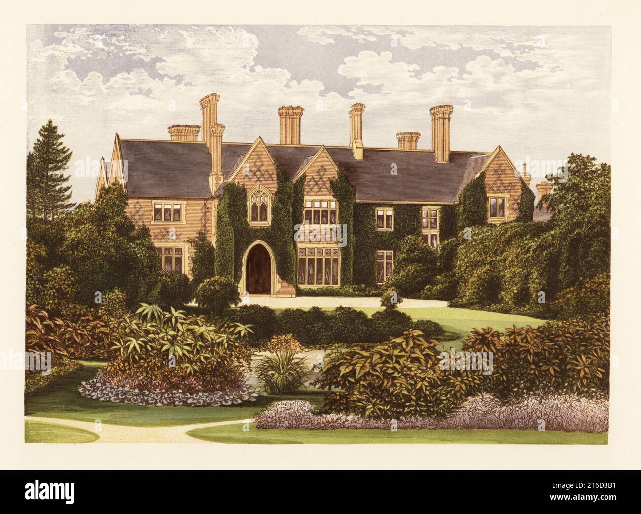 Oxley Manor, Staffordshire, England. Victorian manor house built to ...