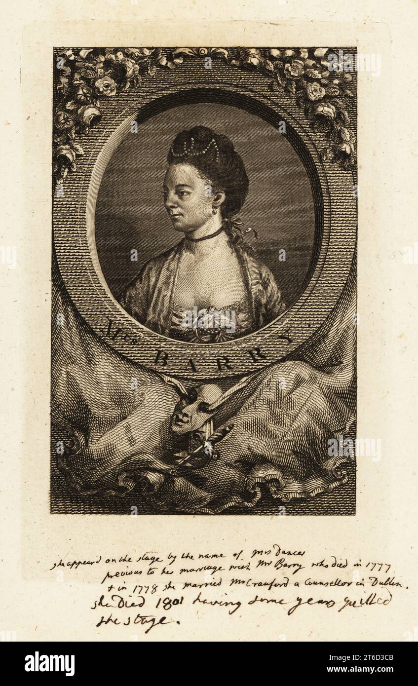 Mrs. Ann Street Barry (1734-1801), English singer, dancer and stage ...