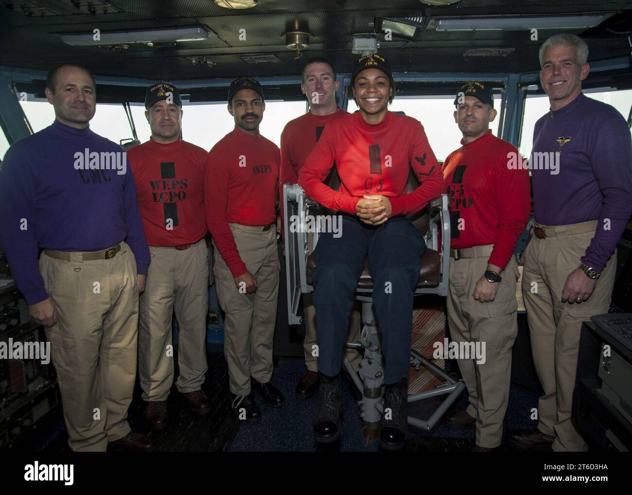 USS Carl Vinson Sailor of the Day 141217 Stock Photo - Alamy