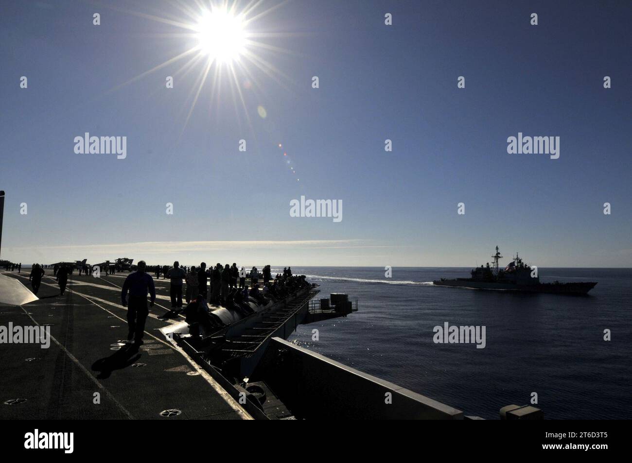 USS Carl Vinson tiger cruise 120520 Stock Photo - Alamy