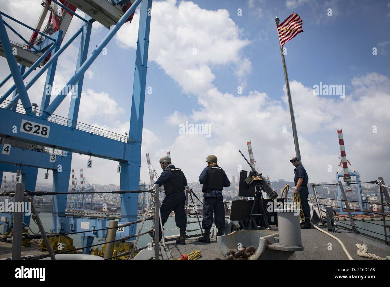 USS Carney Arrives in Haifa, Israel (30008866048 Stock Photo - Alamy