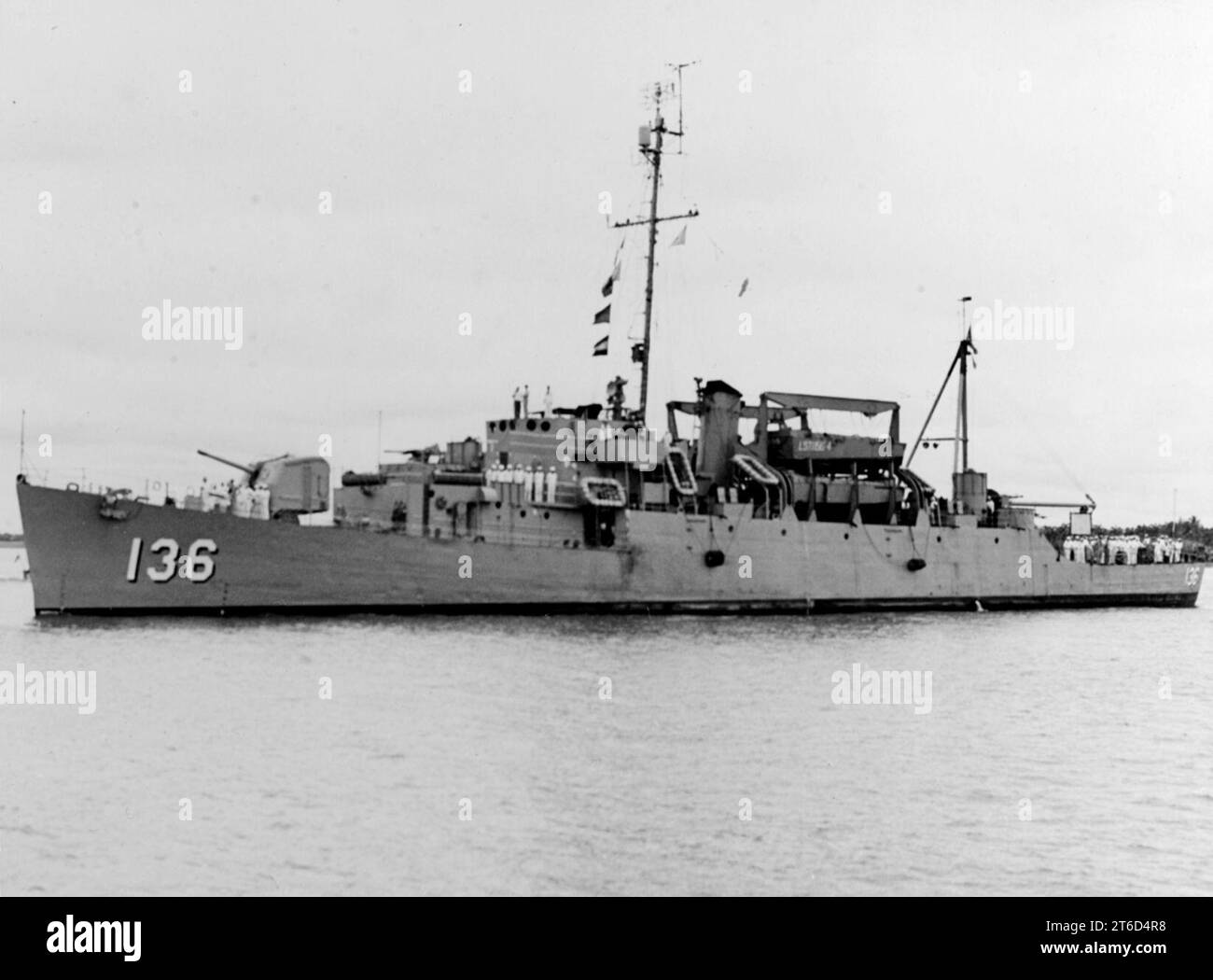 USS Carpellotti (APD-136), circa in 1950 Stock Photo - Alamy