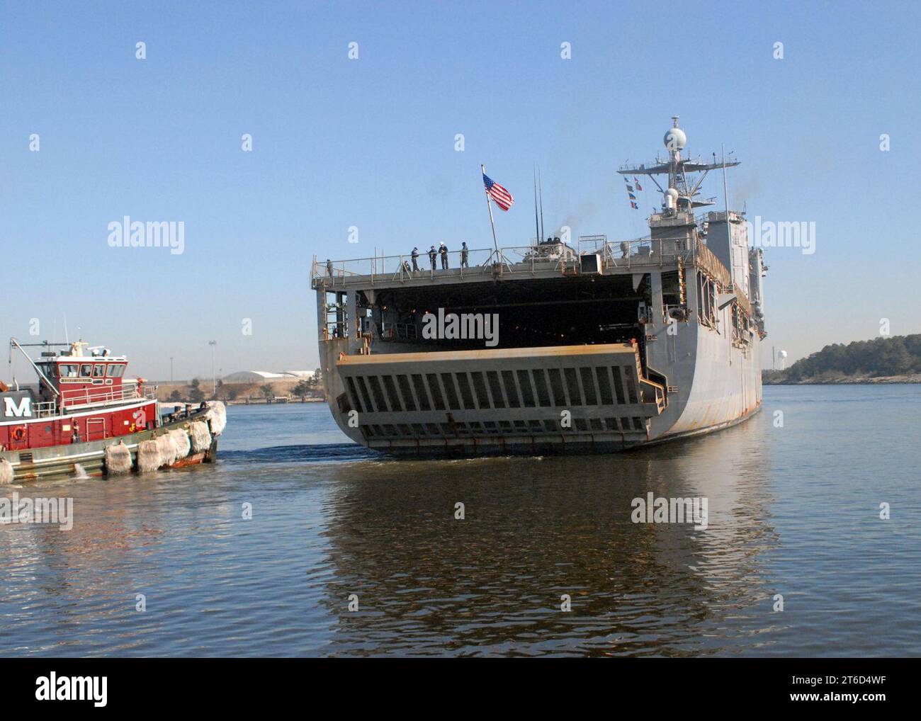 USS Carter Hall departs Joint Expeditionary Base Little Creek-Fort ...