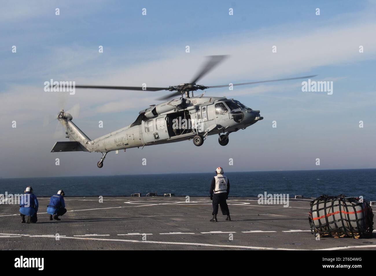 USS Carter Hall operations 160307 Stock Photo - Alamy