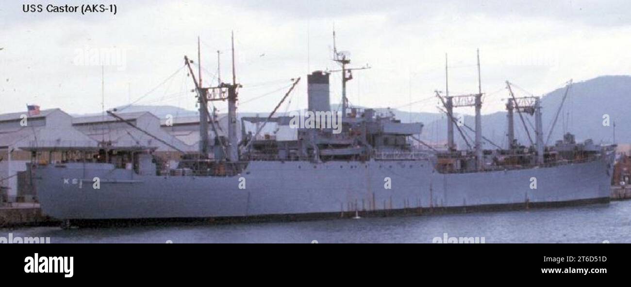 Uss castor aks 1 hi-res stock photography and images - Alamy