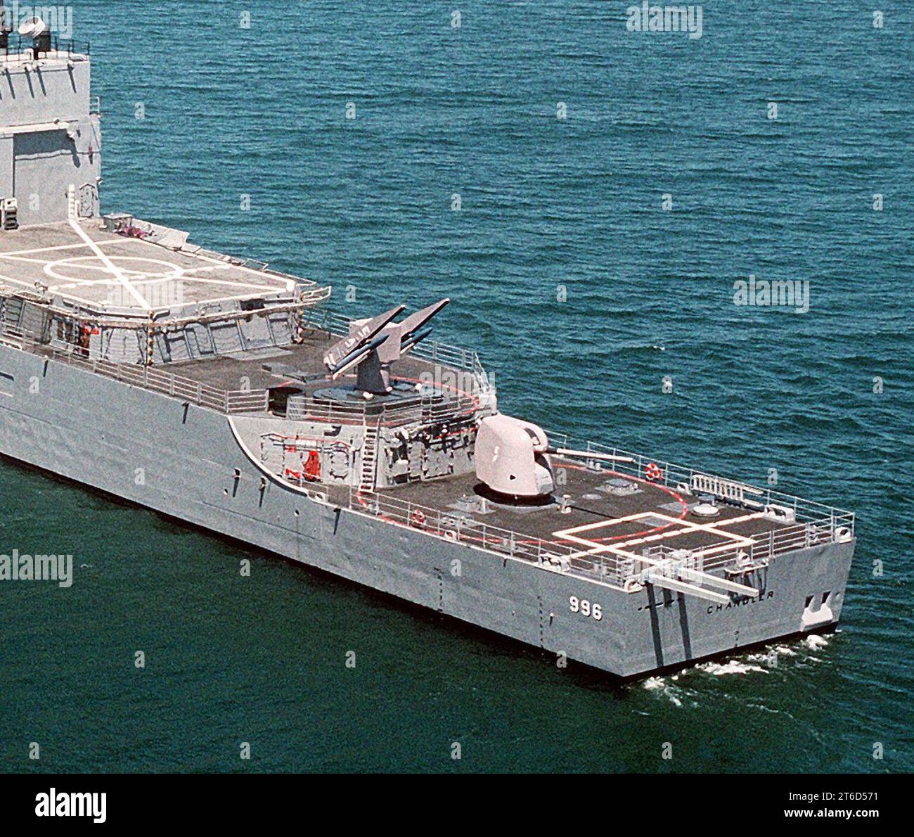 USS Chandler (DDG-996) weapons Stock Photo - Alamy