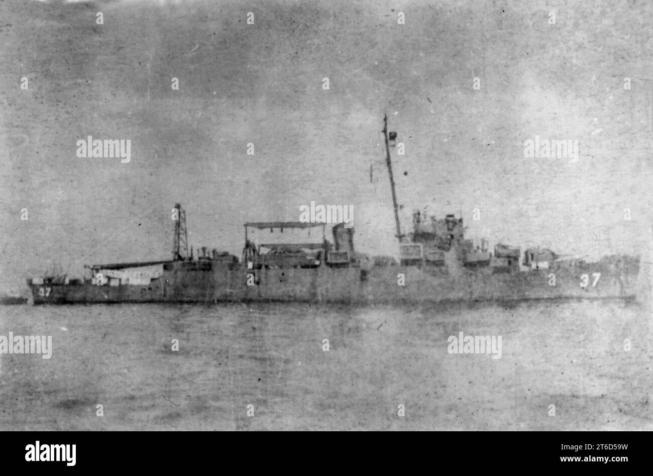 USS Charles Lawrence (APD-37), circa in 1945 Stock Photo - Alamy