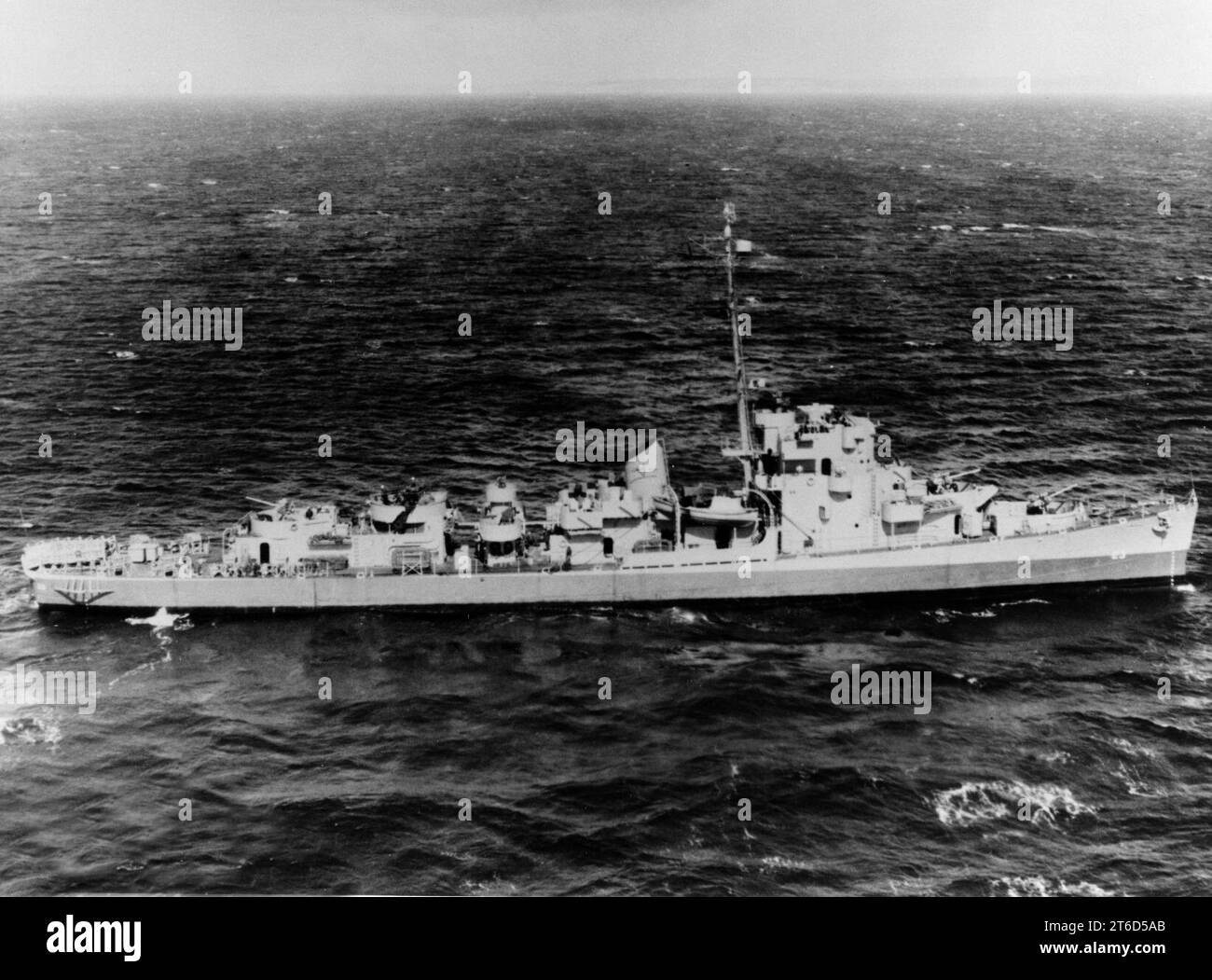 USS Charles R. Greer (DE-23) underway in Puget Sound on 5 April 1945 ...
