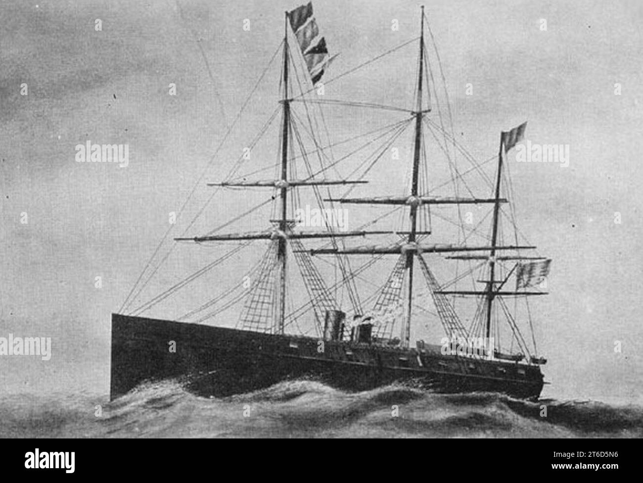 USS Chattanooga as designed Stock Photo - Alamy