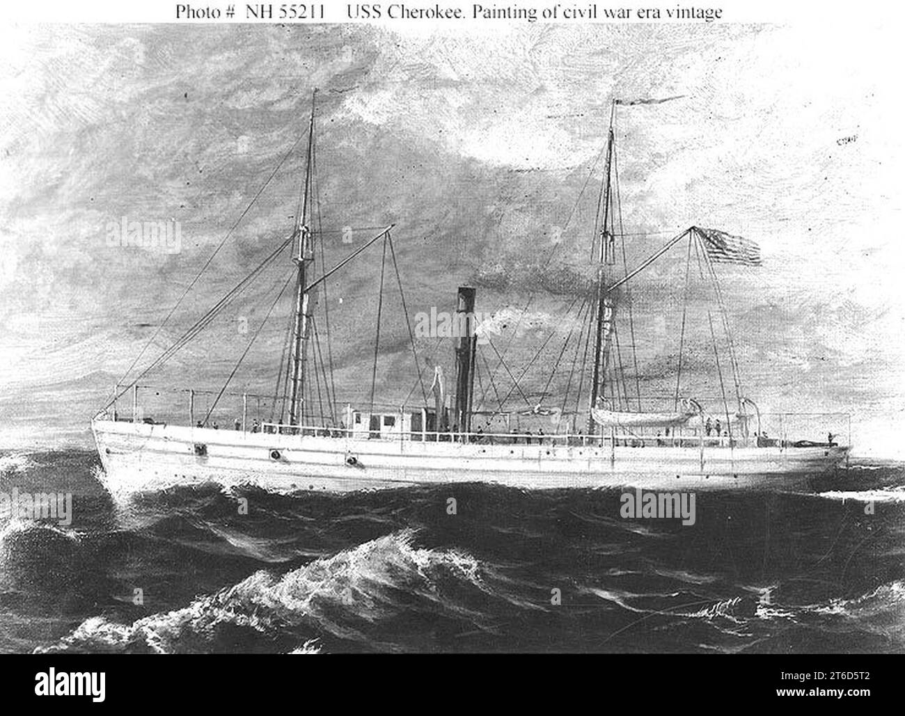 USS Cherokee 1864 Stock Photo - Alamy