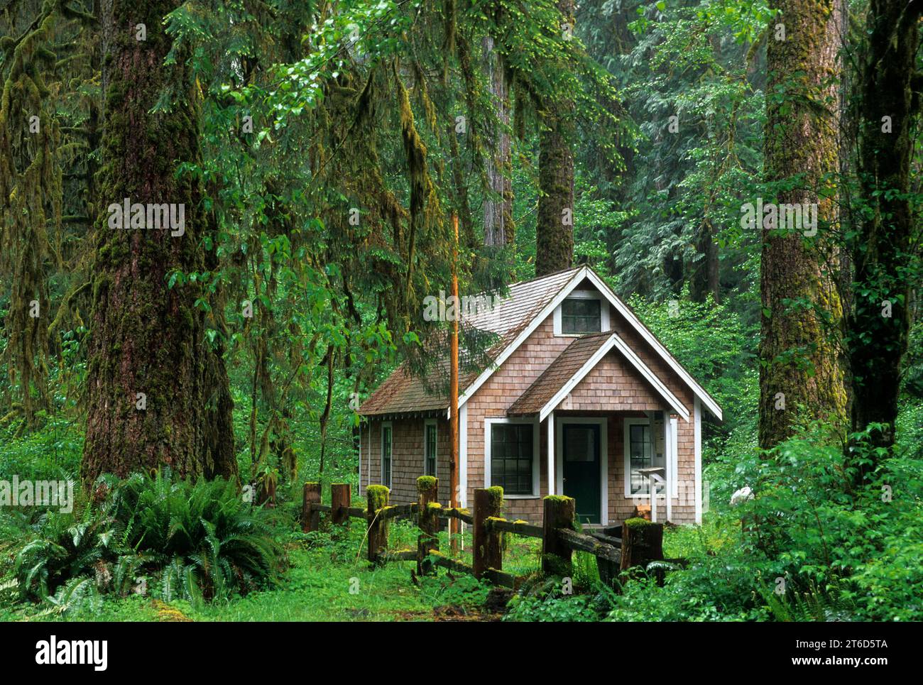 North Fork Ranger Station, Olympic National Park, Washington Stock ...