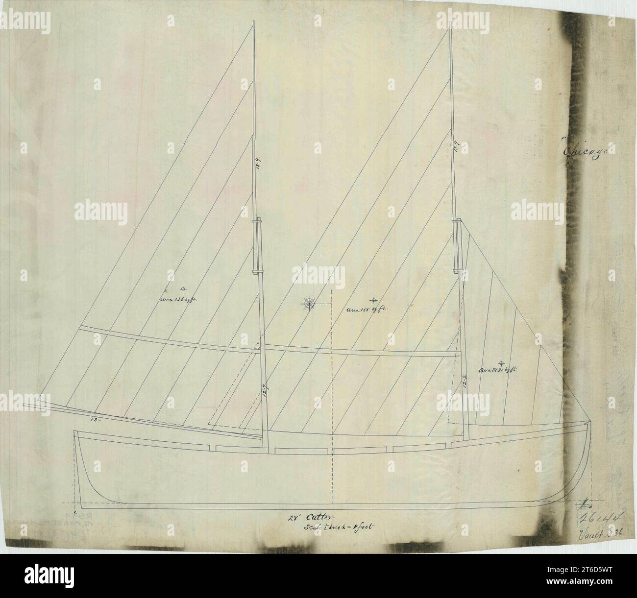 USS Chicago (CA-29)- 28' Cutter Stock Photo - Alamy