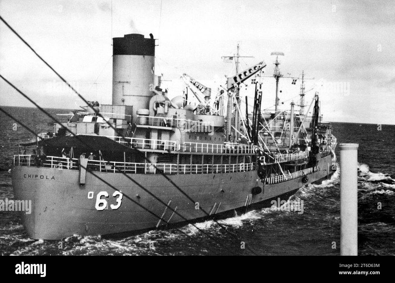 USS Chipola (AO-63) aft view in 1969 Stock Photo - Alamy