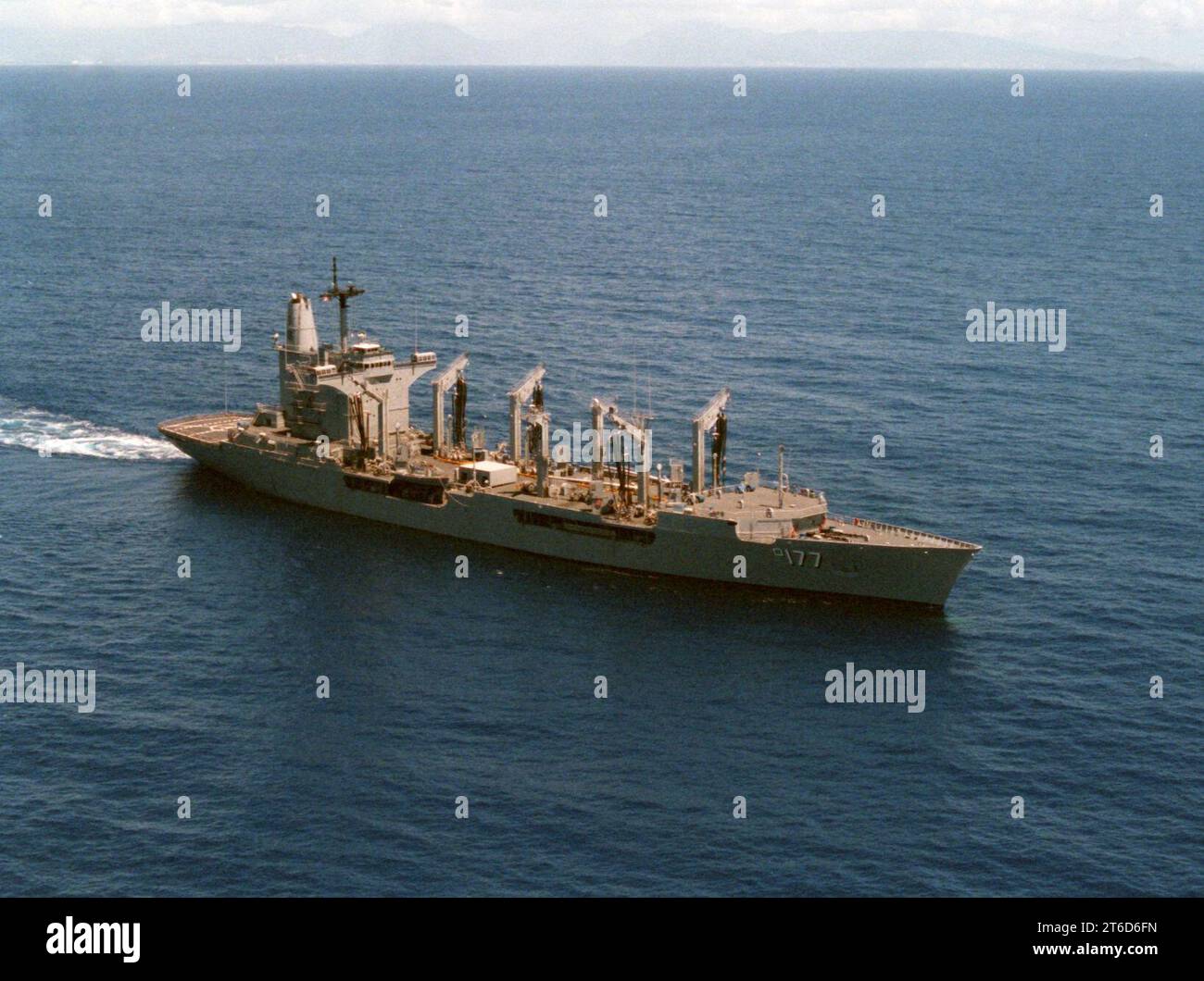 USS Cimarron (AO-177) underway on 24 May 1985 Stock Photo - Alamy