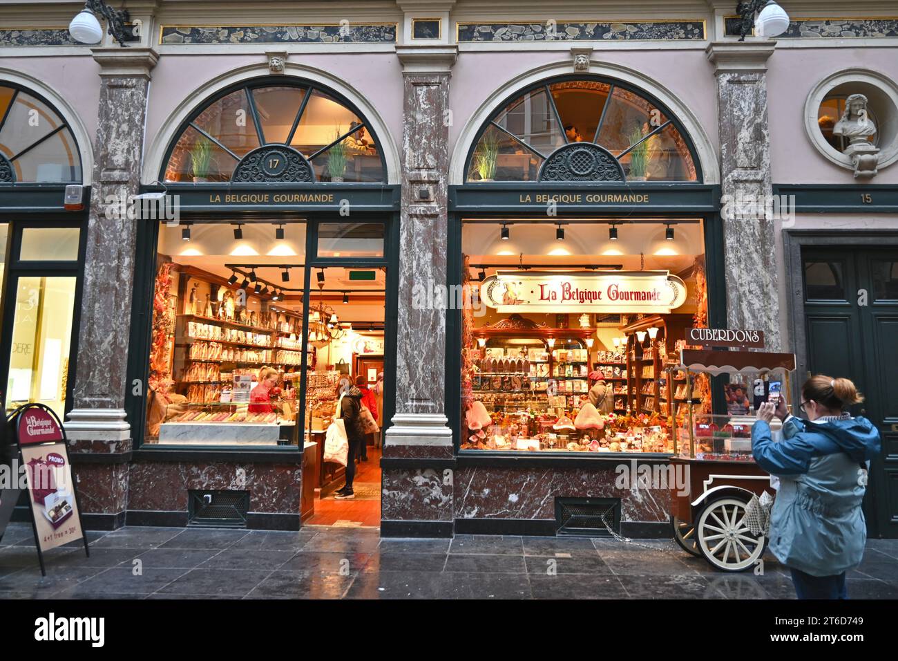 La Belgique Gourmande is a confectionery shop inside The Royal Saint ...