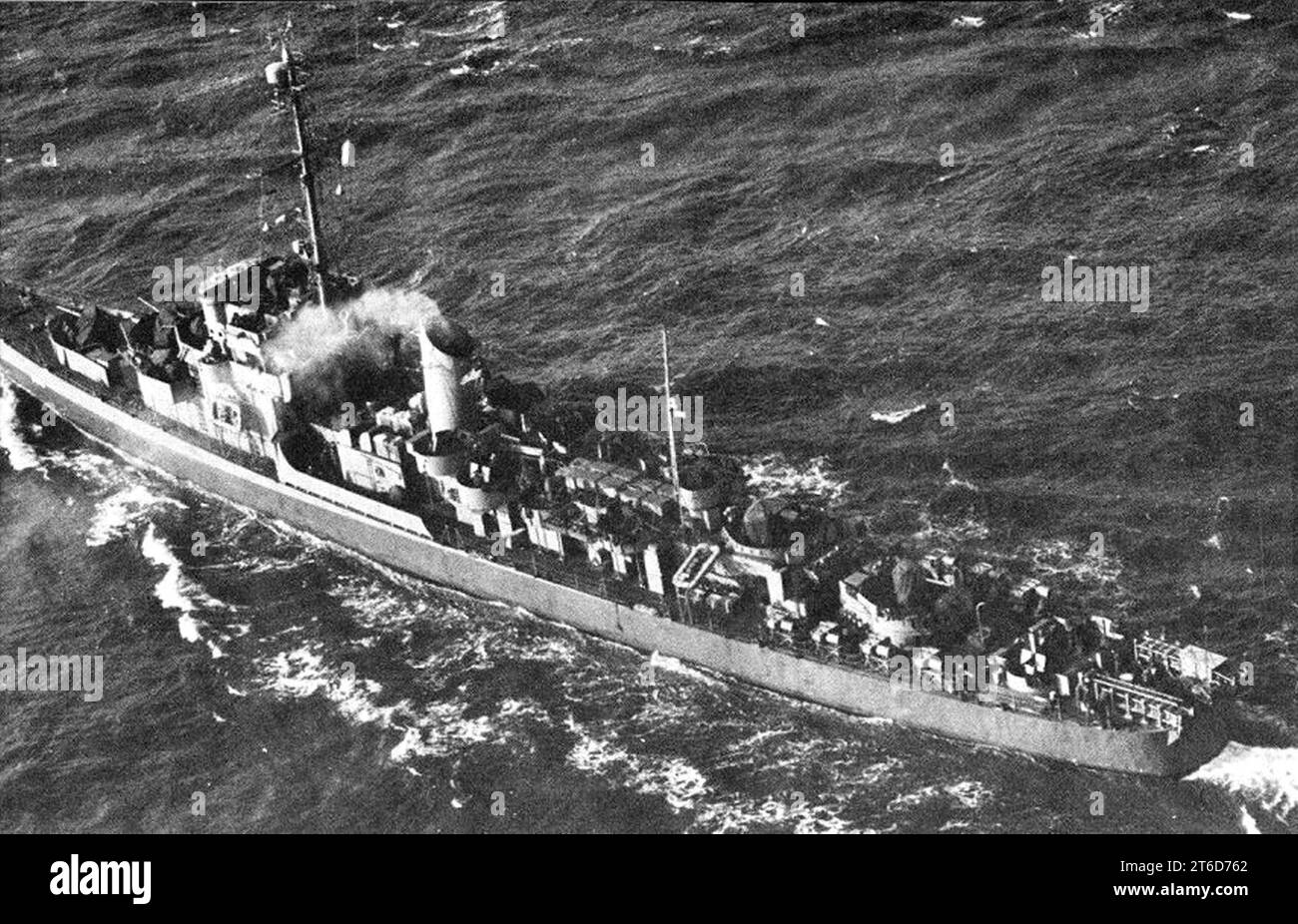 USS Cockrill (DE-398) underway at sea, circa in 1944 Stock Photo - Alamy