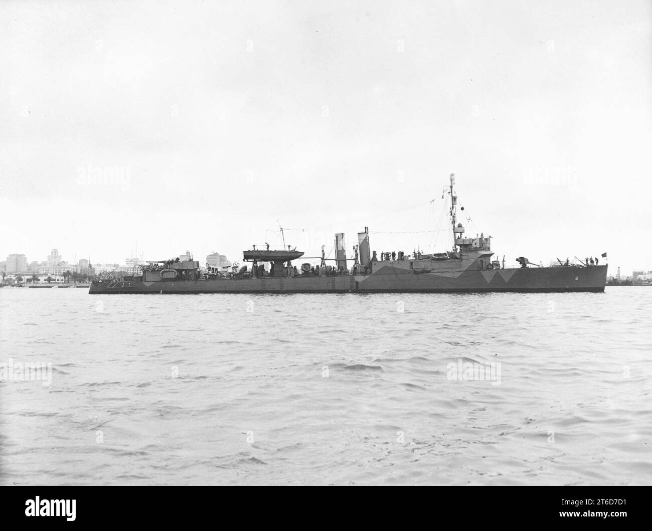 USS Colhoun (APD-2) in early 1942 Stock Photo - Alamy