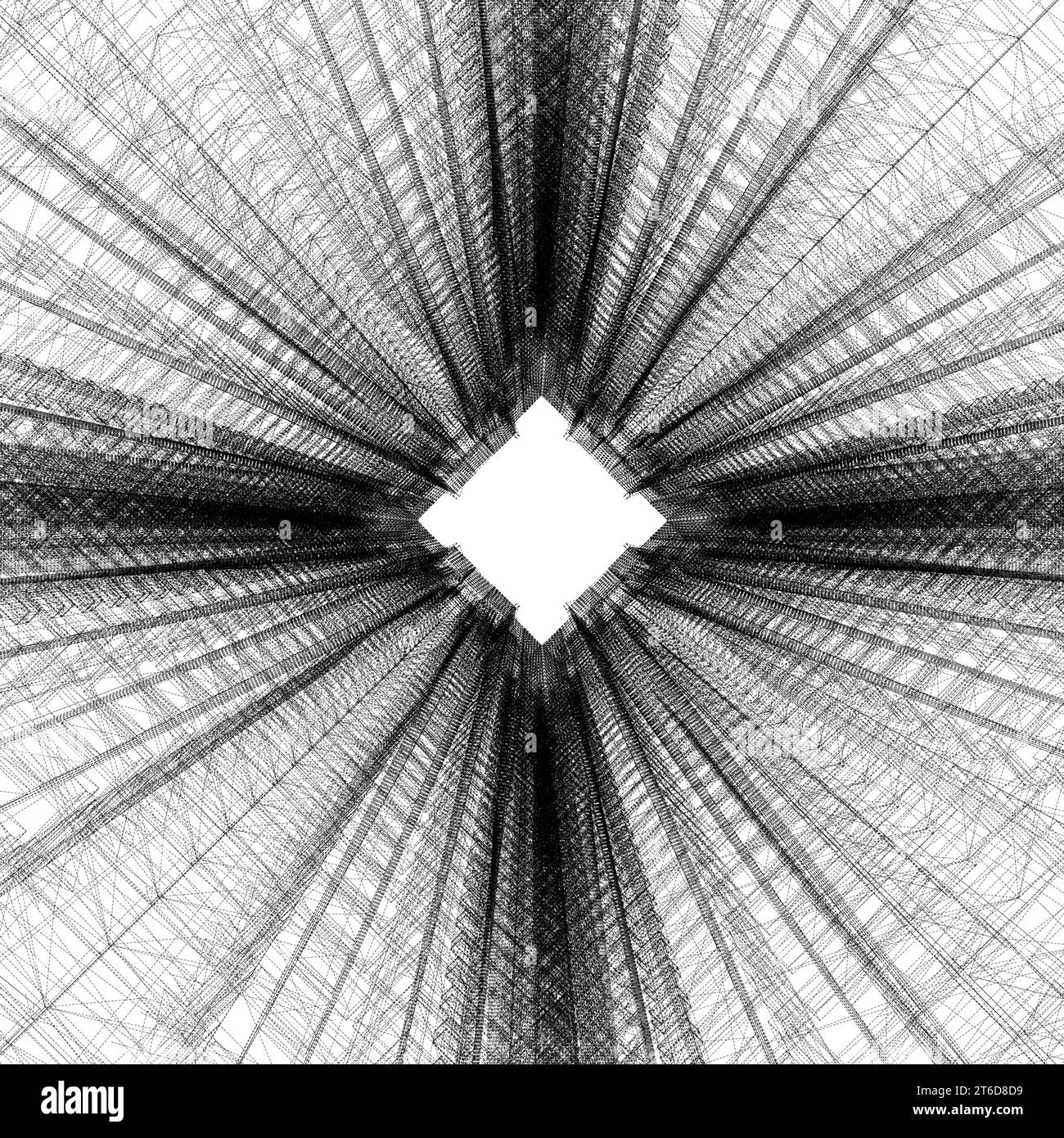 Skyscraper Residential Building Vector. Skyscraper Landscape View ...