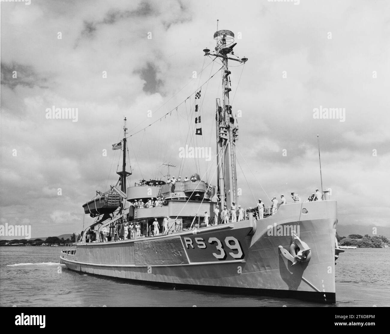 USS Conserver (ARS-39) on 21 August 1958 Stock Photo - Alamy