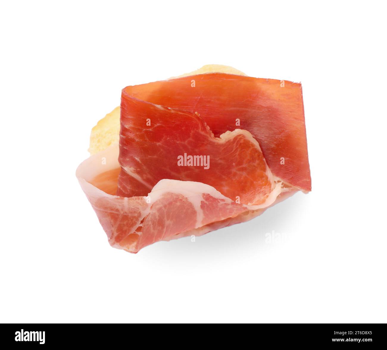 Baguette ham top view Cut Out Stock Images & Pictures - Alamy