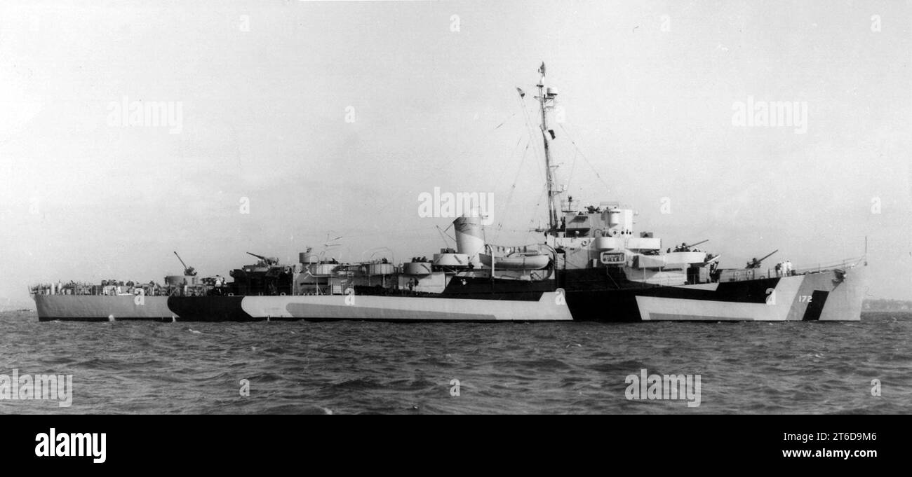 USS Cooner (DE-172) underway in September 1944 Stock Photo - Alamy
