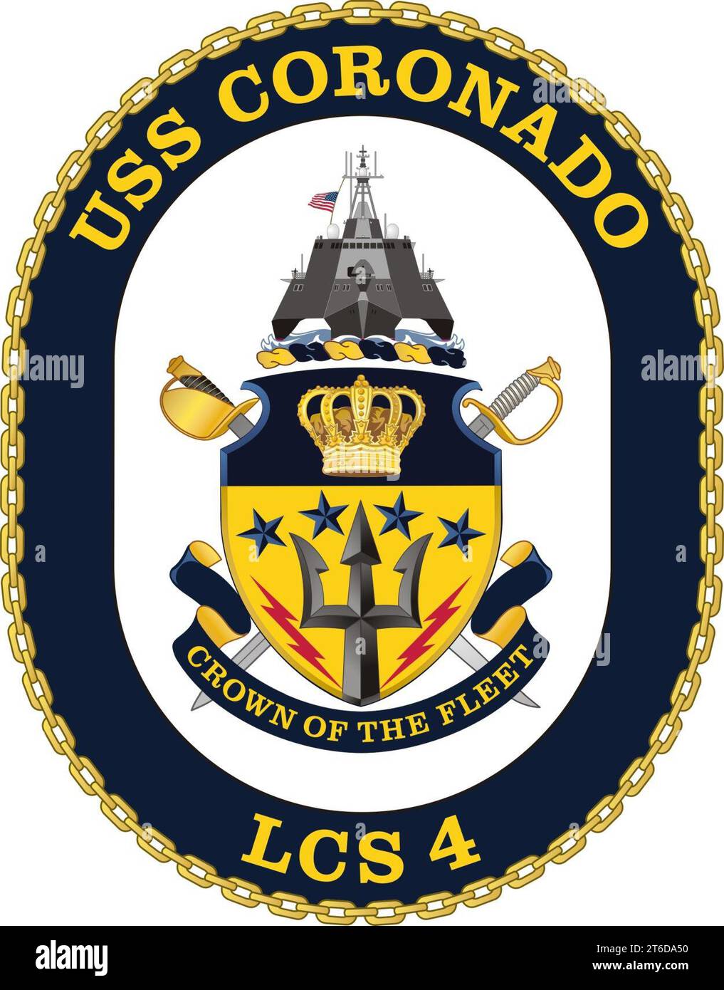 USS CORONADO LCS 4-color Stock Photo - Alamy